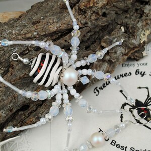 Handmade Egyptian Mummy Spider Tarantula Beaded Christmas Spider ...
