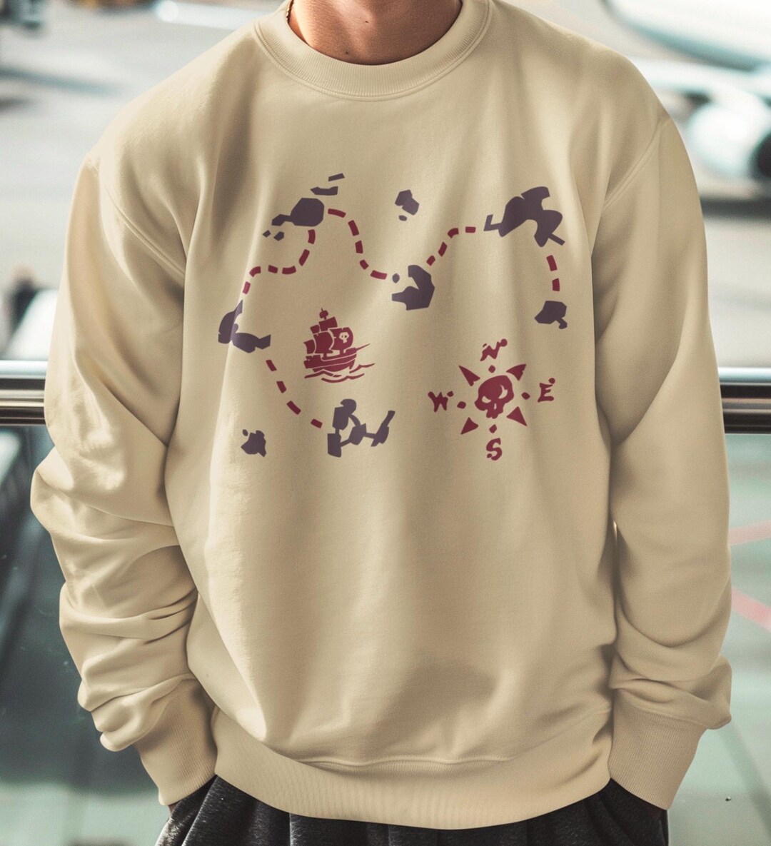 Sot Map Sweatshirt - Etsy