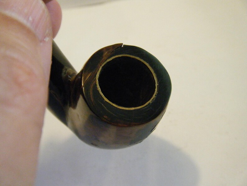 Very Rare Vintage 1980s Black Coral Tobacco Pipe - Etsy