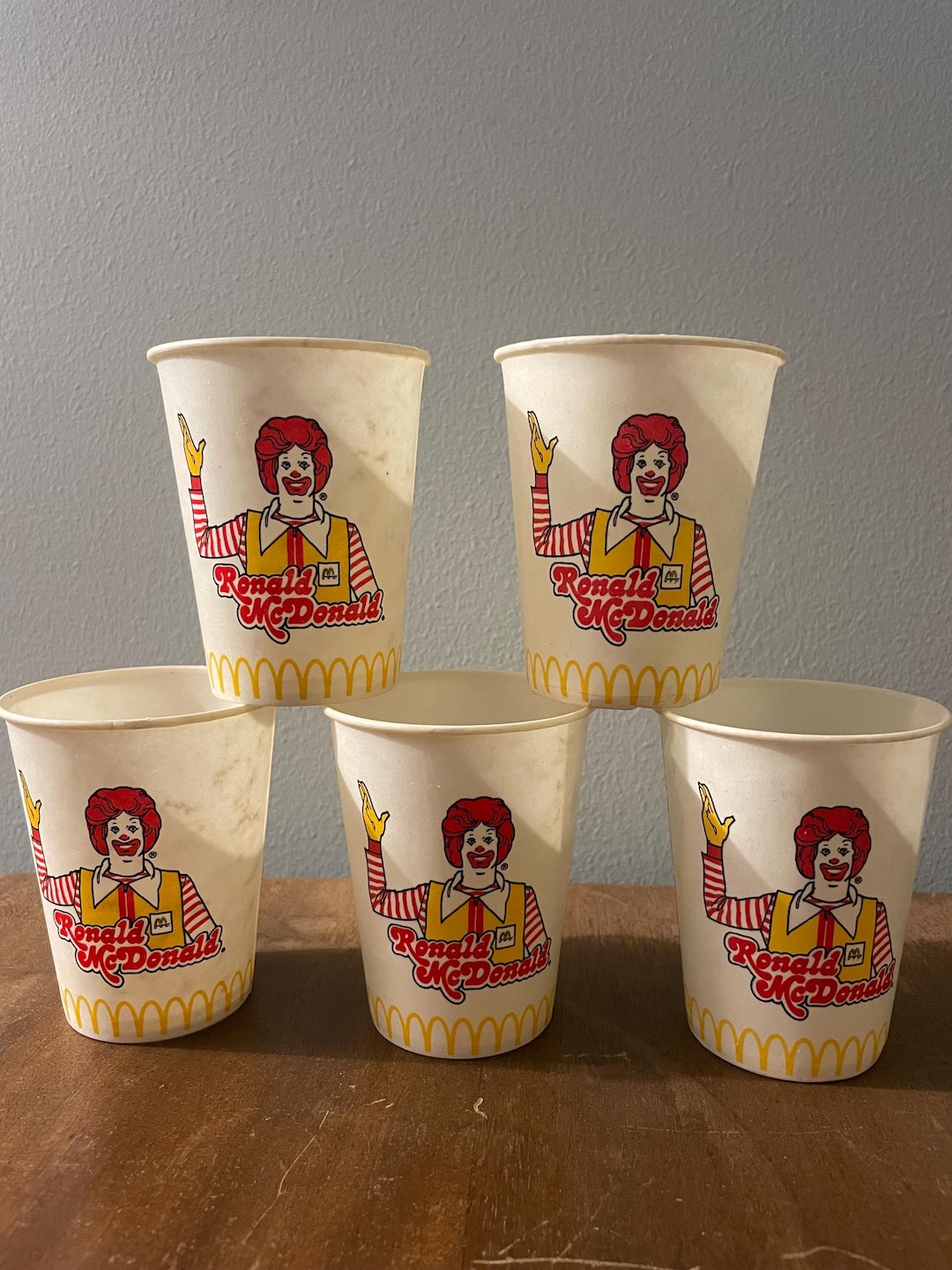 Vintage Ronald Mcdonald Cups Lot of 5 - Etsy