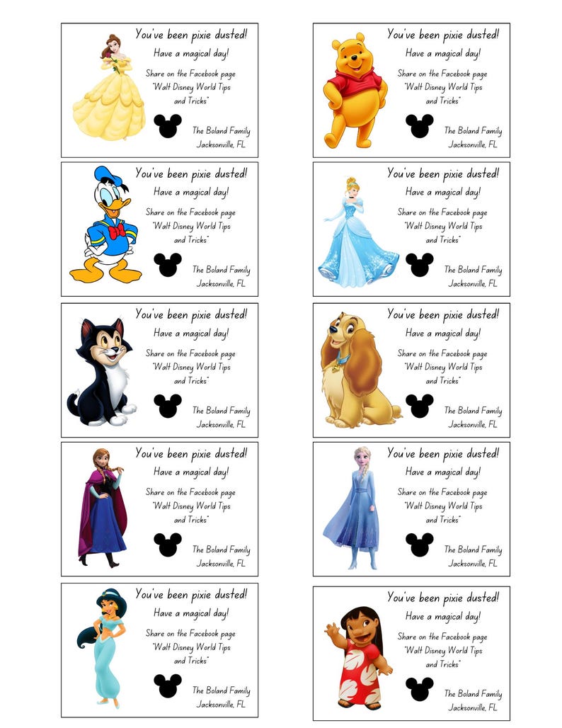 Pixie Dust Gift Tag, Pixie Dust Printable Tag, Pixie Dust Custom Gift ...