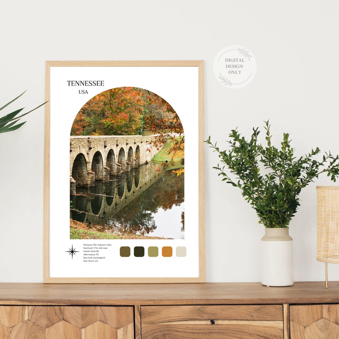 Tennessee Printable, Tennessee Wall Art, Home Decor Printable ...