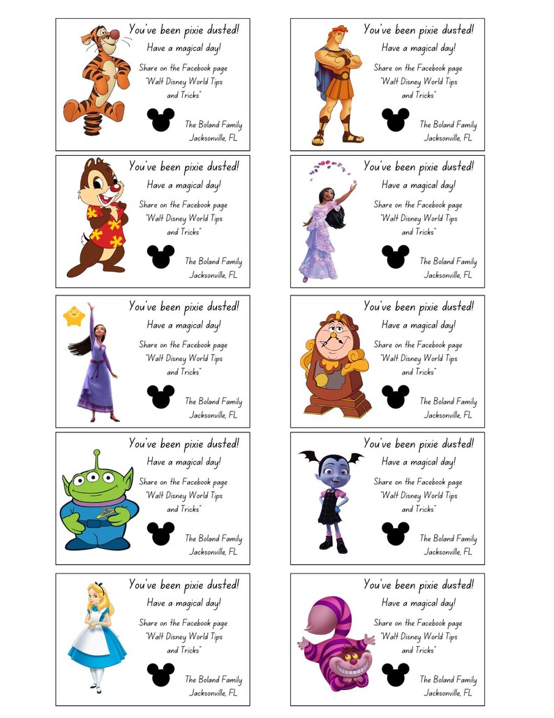 Pixie Dust Gift Tag, Pixie Dust Printable Tag, Pixie Dust Custom Gift ...