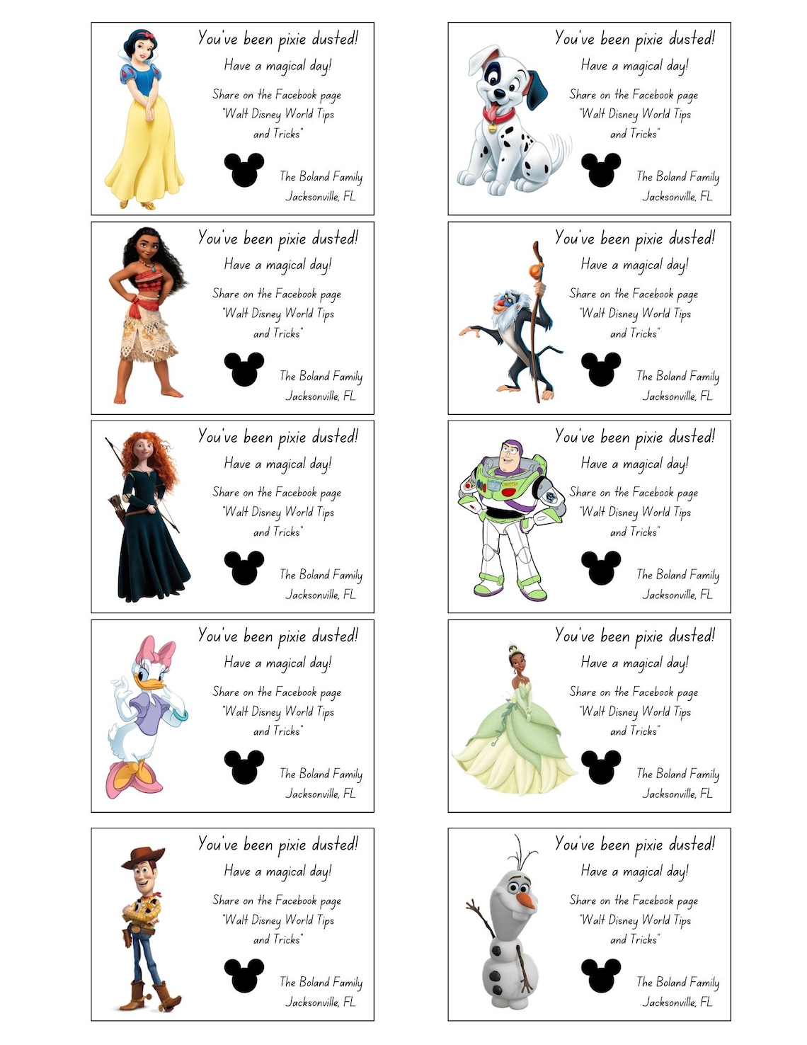 Pixie Dust Gift Tag, Pixie Dust Printable Tag, Pixie Dust Custom Gift ...