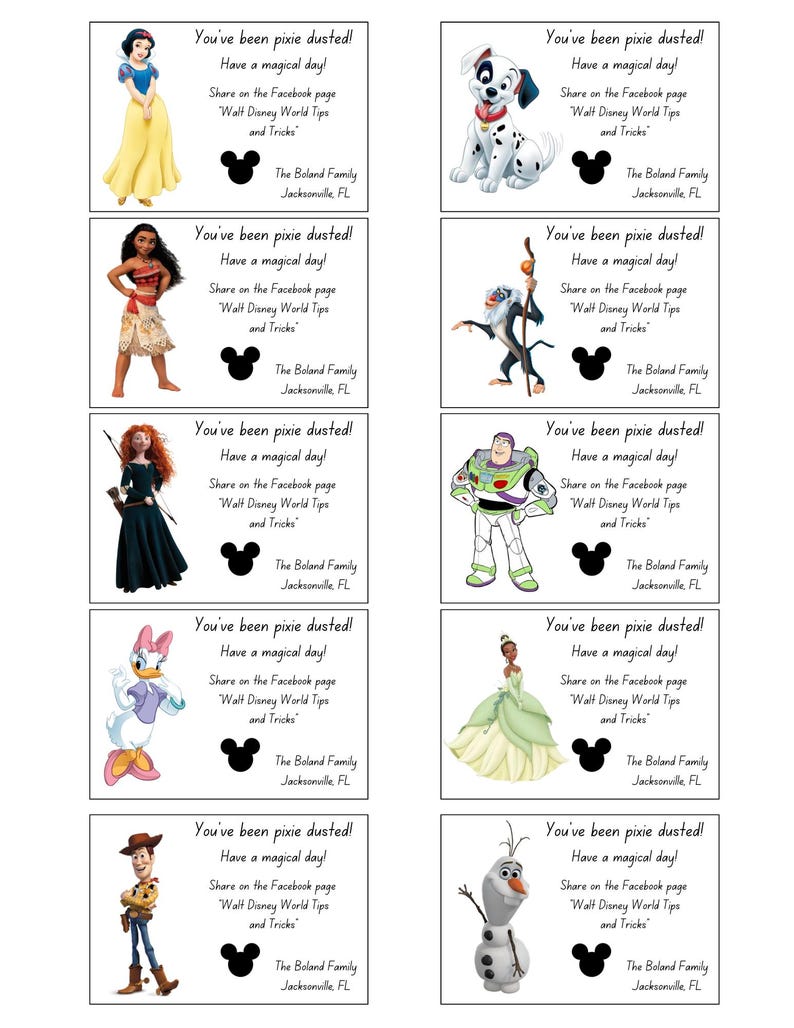 Pixie Dust Gift Tag, Pixie Dust Printable Tag, Pixie Dust Custom Gift ...