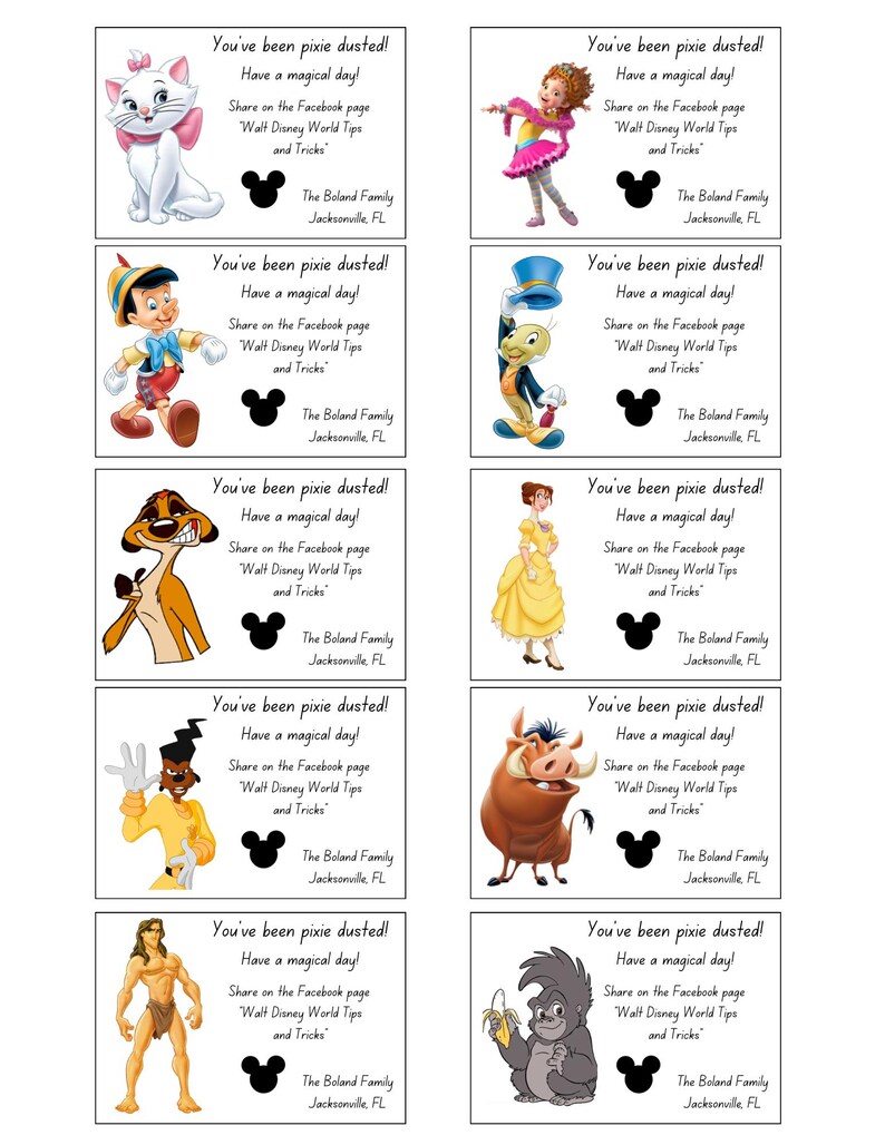 Pixie Dust Gift Tag, Pixie Dust Printable Tag, Pixie Dust Custom Gift ...