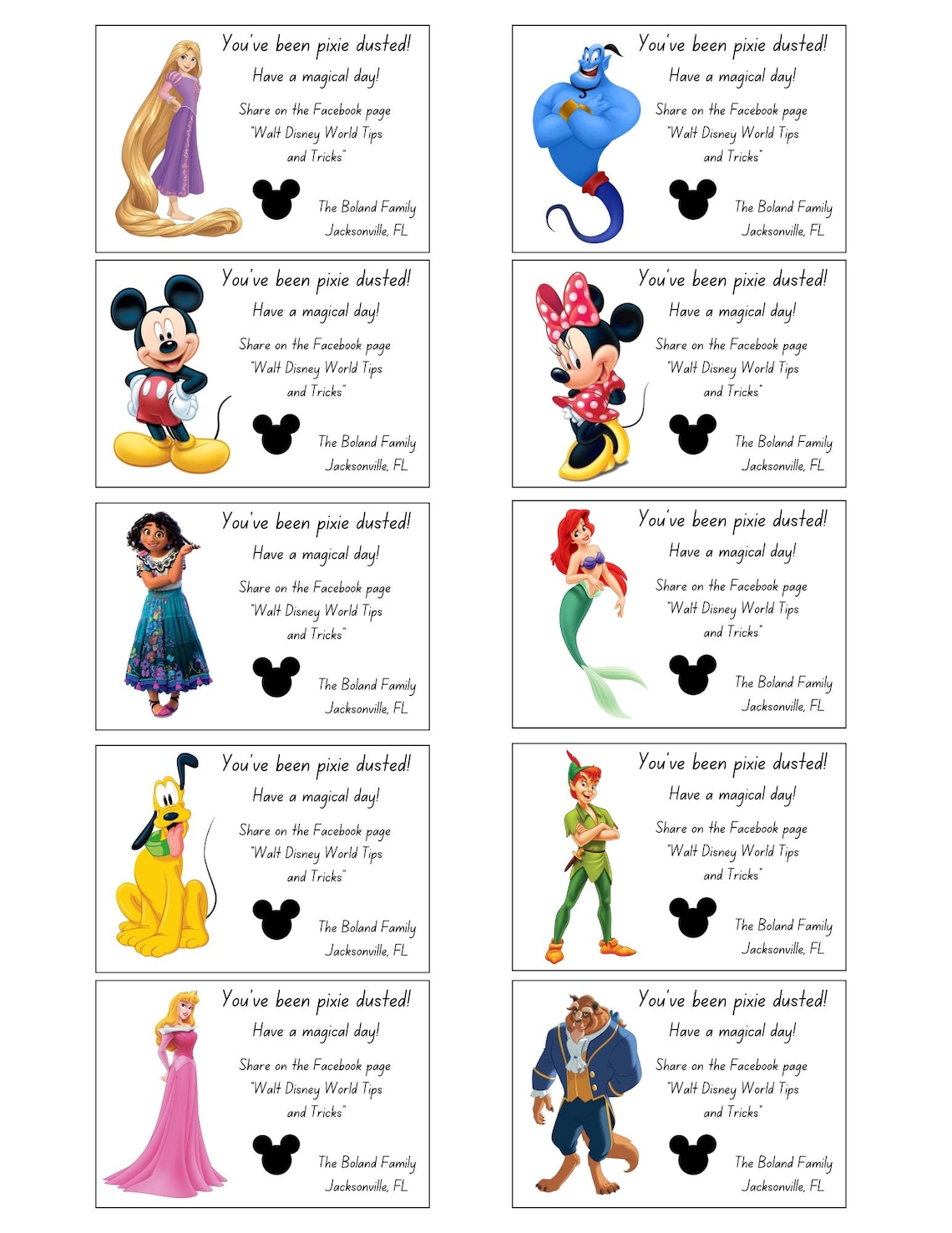 Pixie Dust Gift Tag, Pixie Dust Printable Tag, Pixie Dust Custom Gift ...