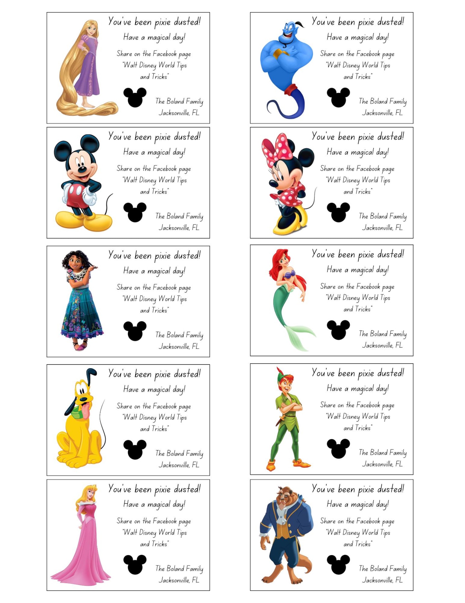 Pixie Dust Gift Tag, Pixie Dust Printable Tag, Pixie Dust Custom Gift ...