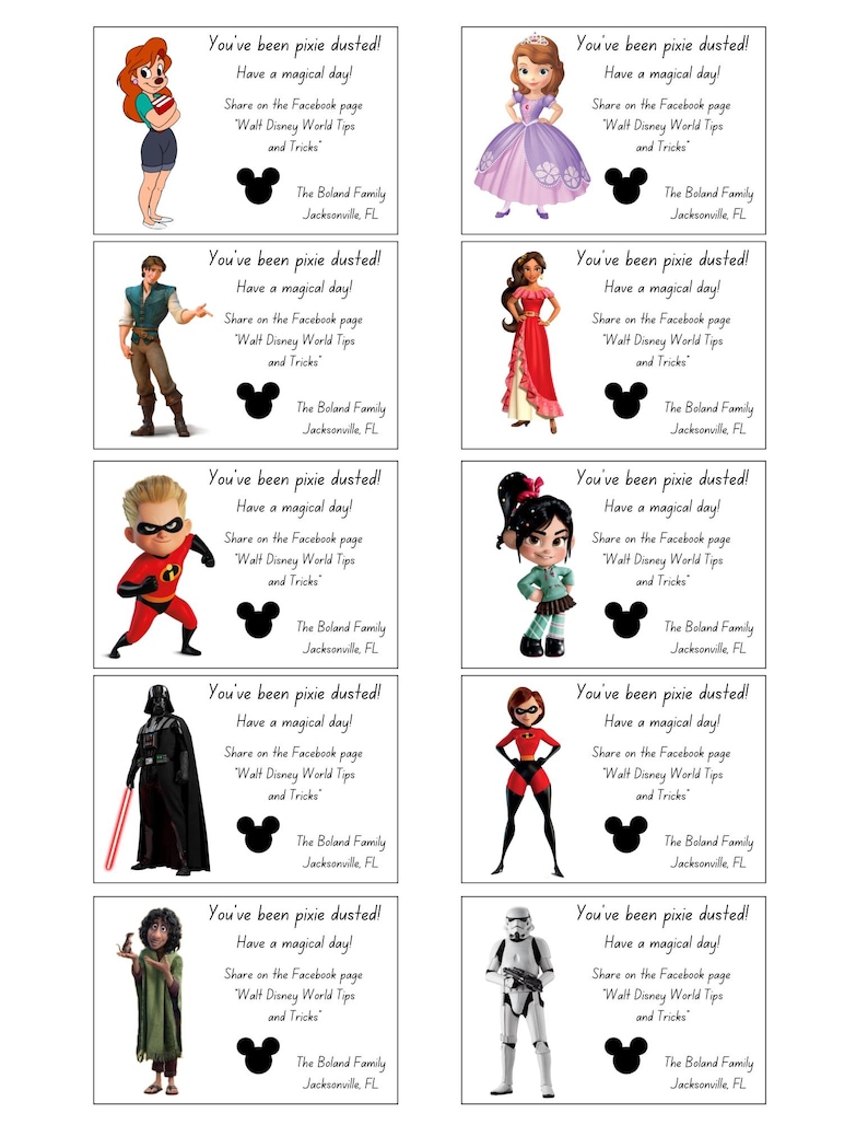 Pixie Dust Gift Tag, Pixie Dust Printable Tag, Pixie Dust Custom Gift ...