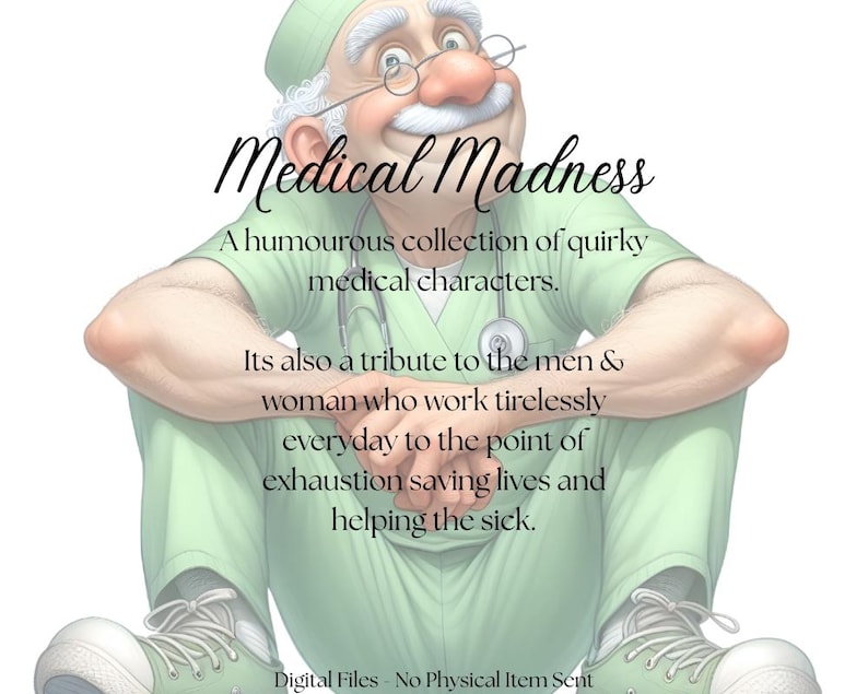 Medical Staff Clipart: Quirky Doctors & Nurses (PNG Transparent ...