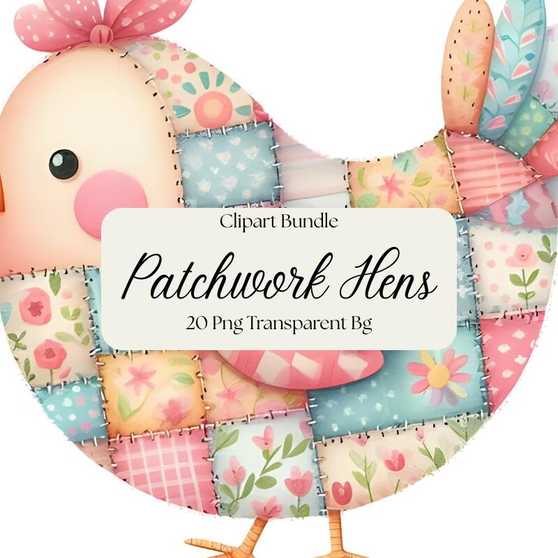 Patchwork Chicken - Etsy