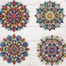 Bright Mandala Clipart: Boho Art Designs (digital Download) - Etsy