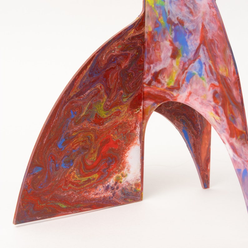 Fascinating Ltd Ed. Hand Painted Moderne Art Sculpture Stabile | Etsy