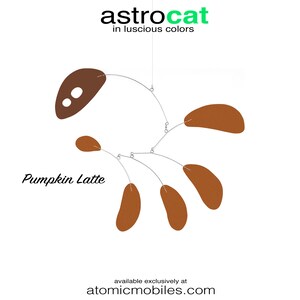 Pumpkin Latte Mobile in Fall Colors - Astrocat Hanging Kinetic Art ...
