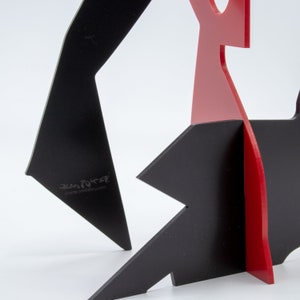 Abstract Rabbit Stabile Art Sculpture - Christmas Gift Idea - Animal ...