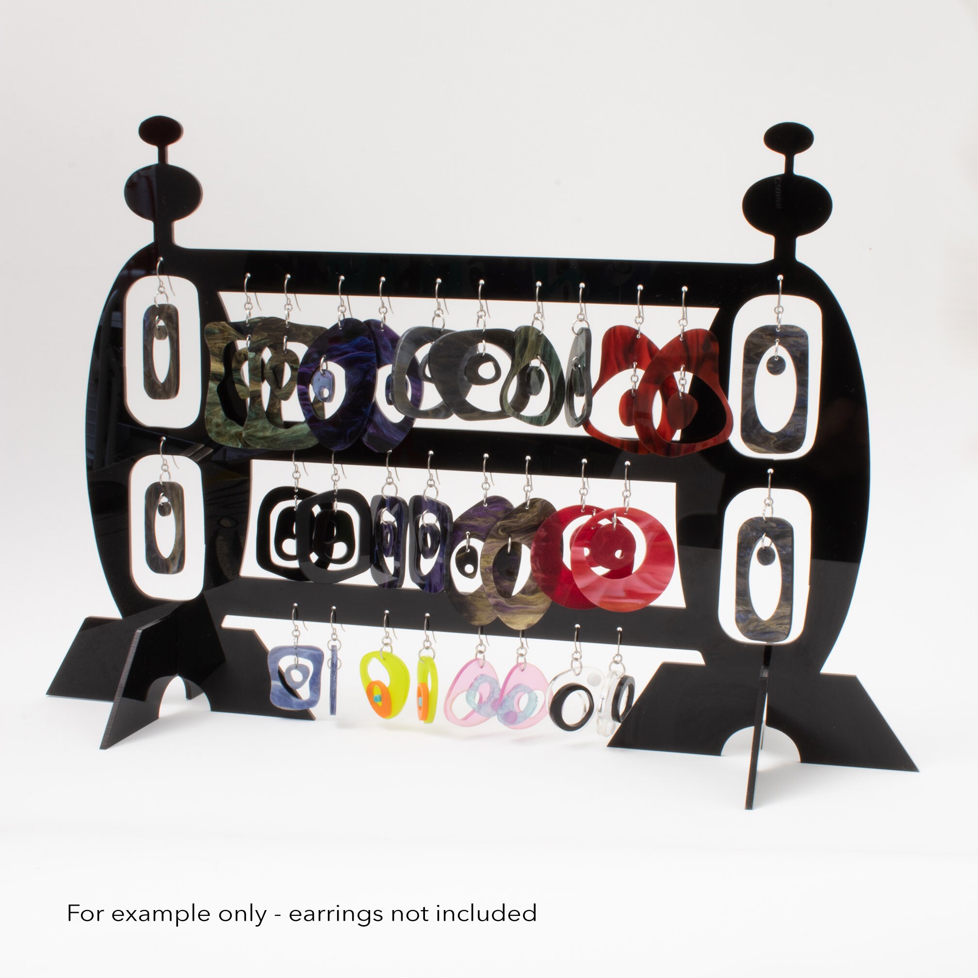 Beatnik Boho Earring Holder Atomic Age Rocket Ship Retro Mid | Etsy