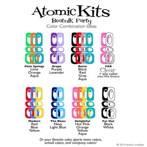 Beatnik Party Mix 'n Match Atomic DIY Kit - Make MOD Retro Room ...