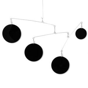 DIY Kit WFH Decor Atomic Mobile Black Hanging Art - Etsy