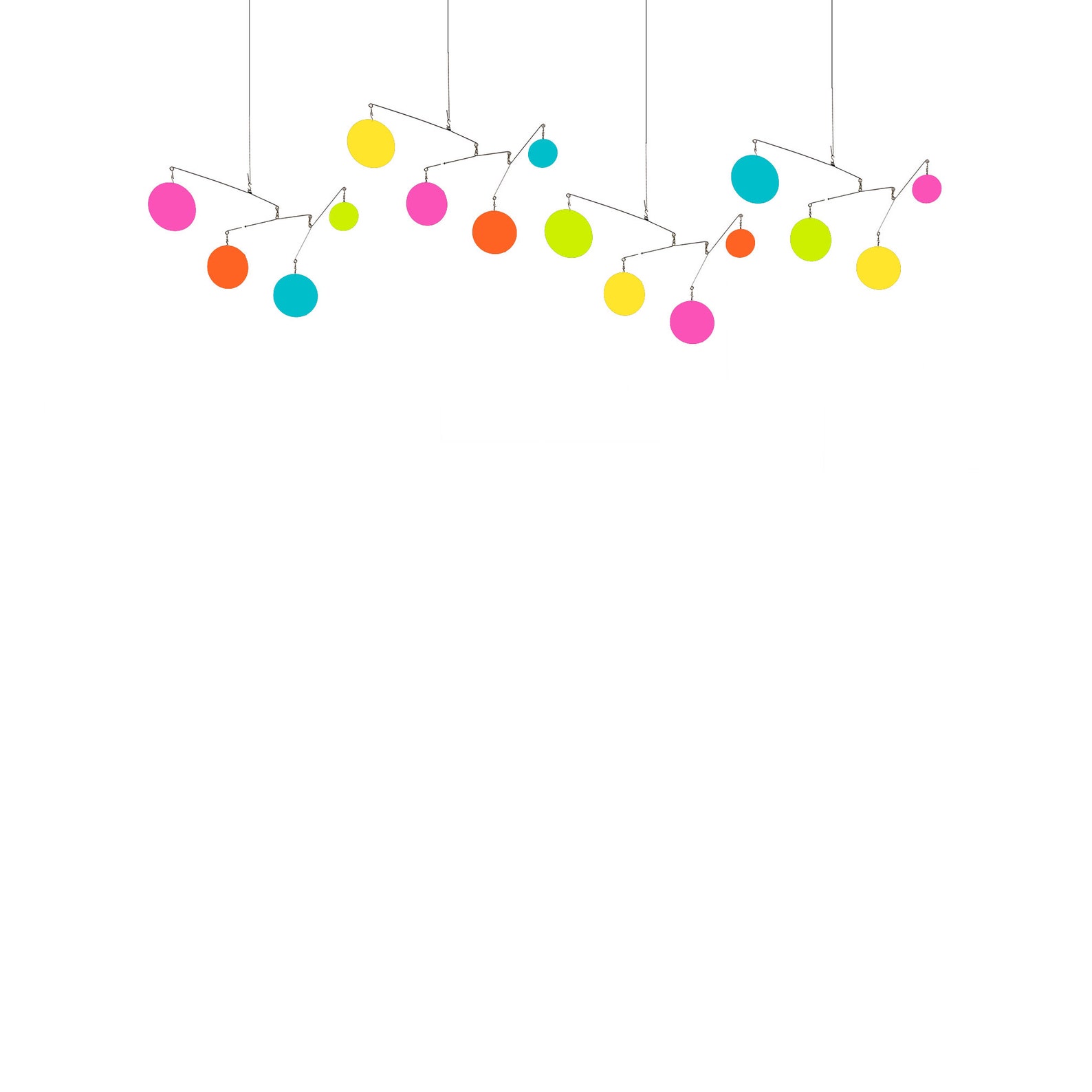 DIY Project Make Your Own Mobile Kit Colorful Hanging Mobile - Etsy