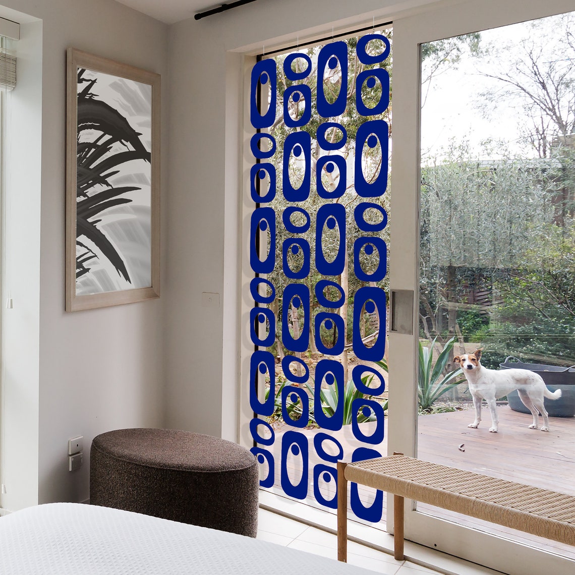 Beatnik Party Mod Room Divider - Navy Blue - Divide Your Home Office ...