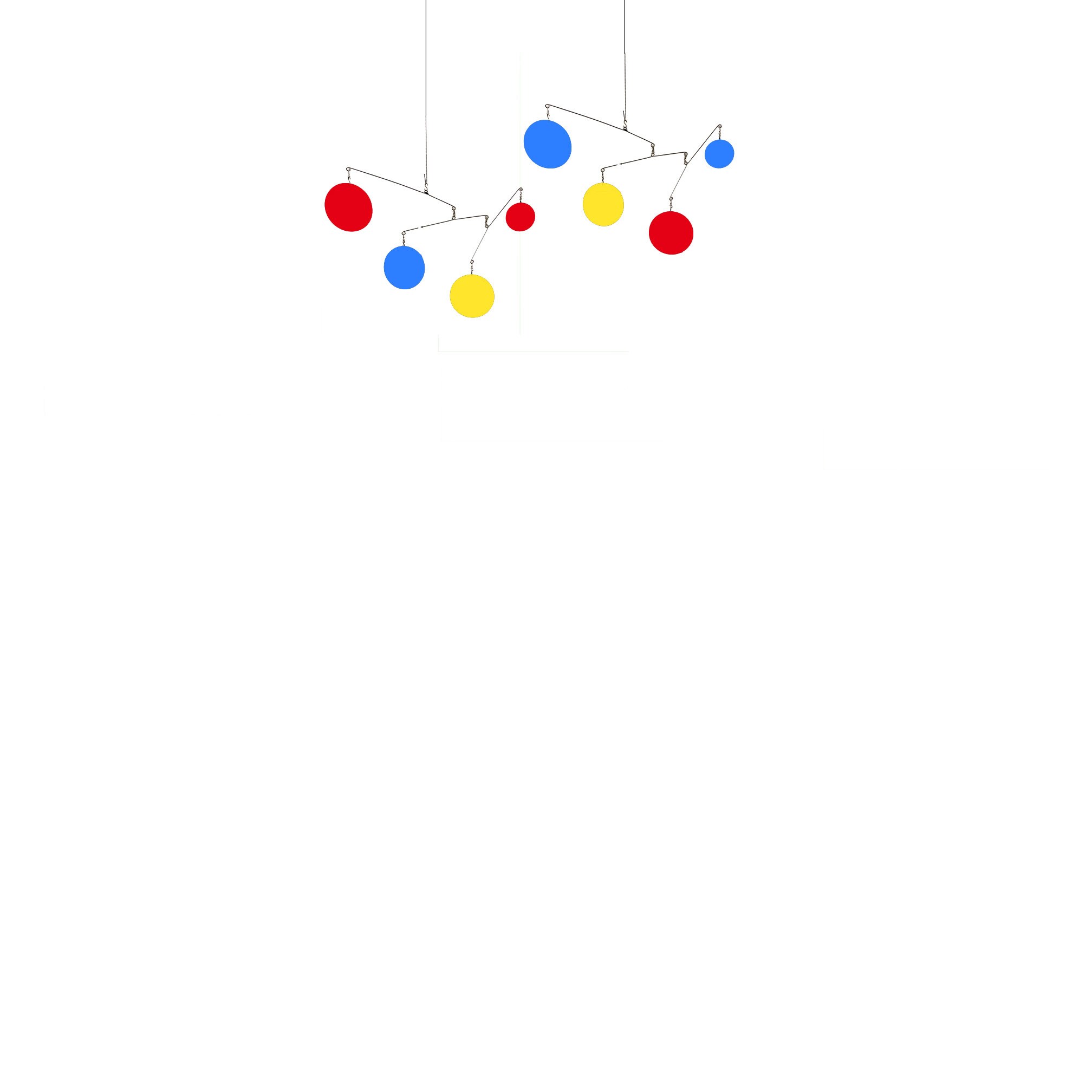 Make A Mobile! DIY Kit - Colorful Hanging Mobile - Craft Kits - Cool ...