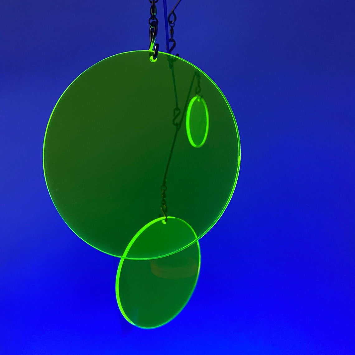 Neon Lime Green Fluorescent DIY Kit - Easy Fun Mobiles - Stay at Home ...