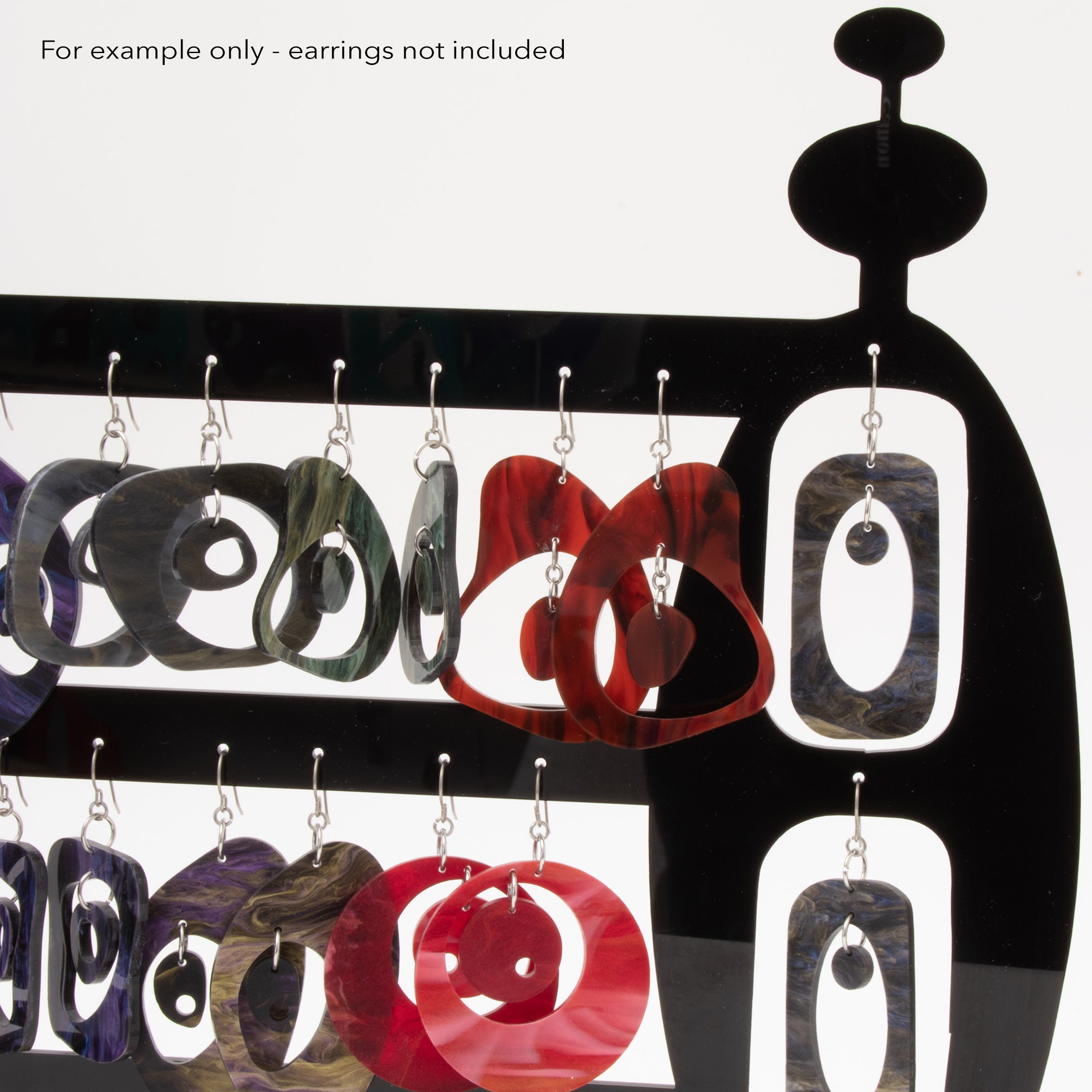 Beatnik Boho Earring Holder Atomic Age Rocket Ship Retro Mid | Etsy