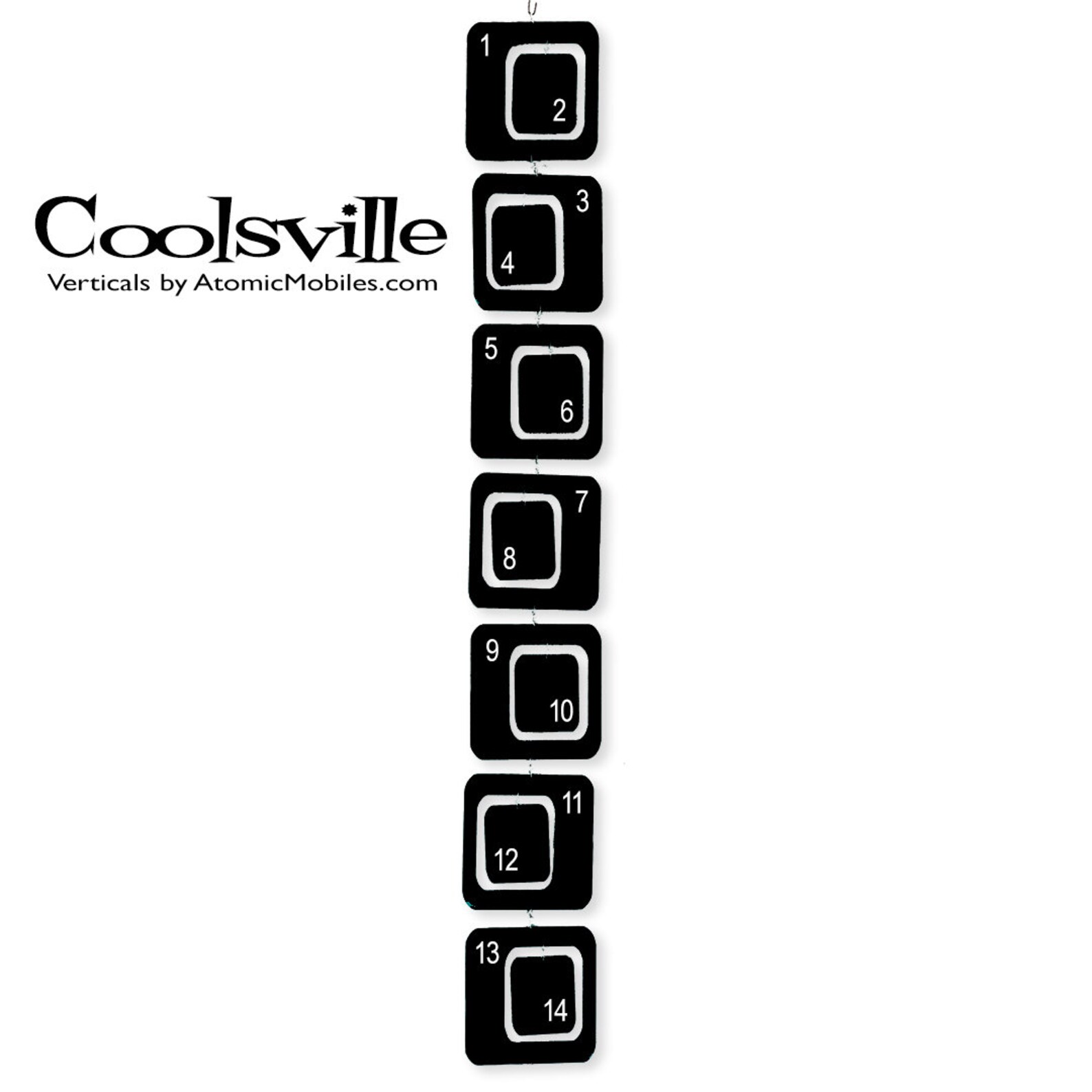 Custom Coolsville Retro Art Mobile 1970s Mod Mid Century | Etsy