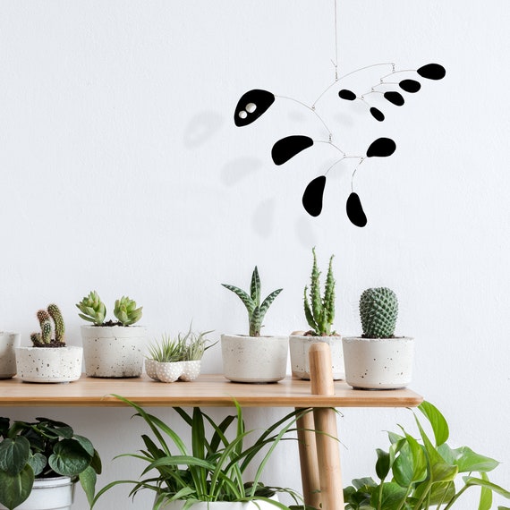 Groovecats Modcat Art Mobile 2 Sizes Hanging Kinetic Art | Etsy