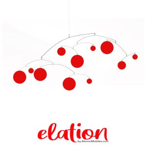 Elation Dramatic 8 FOOT Kinetic Hanging Art Mobile for Tall Ceilings ...