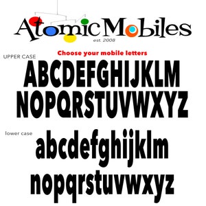 NEW! Kinetic Sign Mobiles - Your Name or Word as a Mobile - Baby Name ...