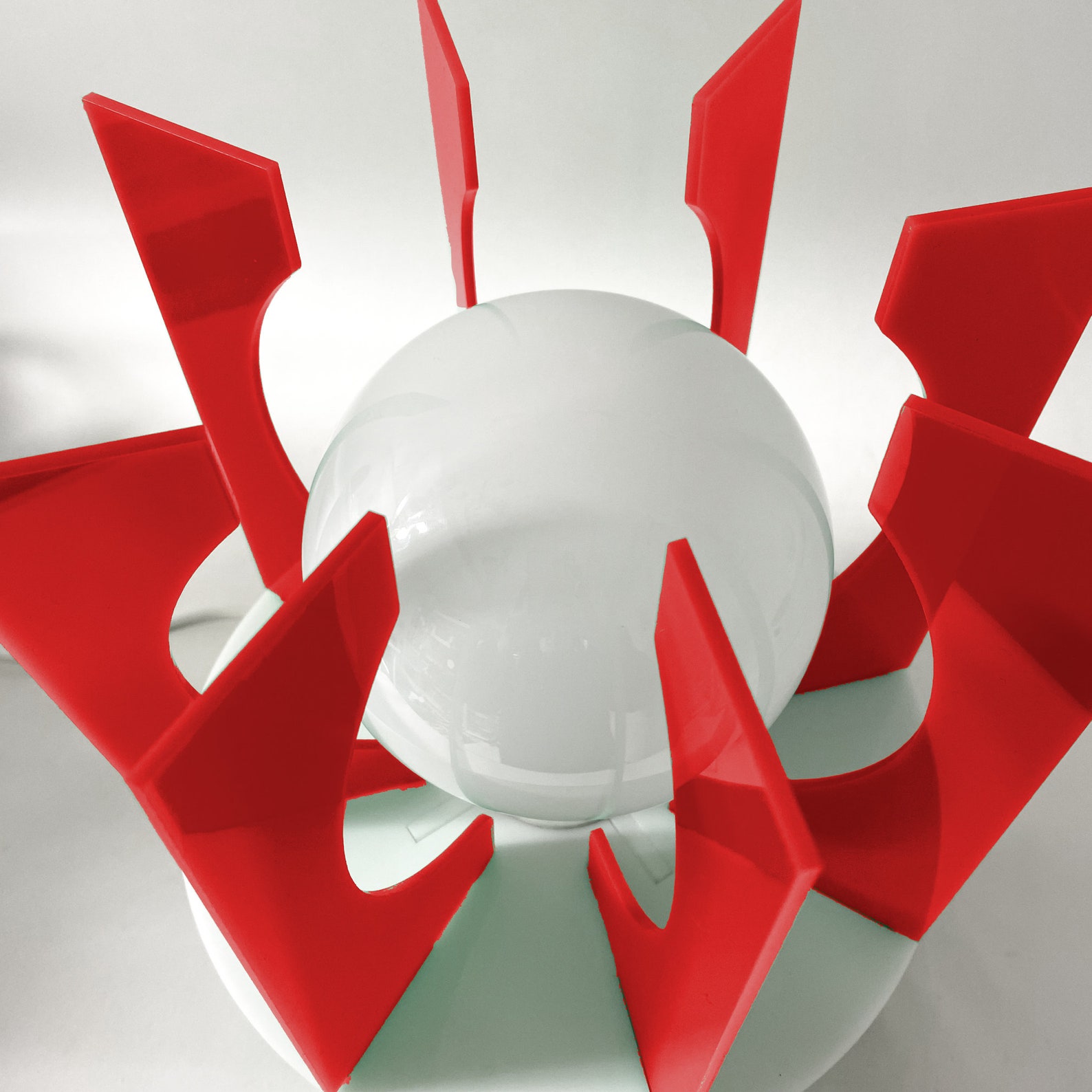 Red MODPOP Space Age Lamp Retro 1960s 70s Groovy Lighting - Etsy