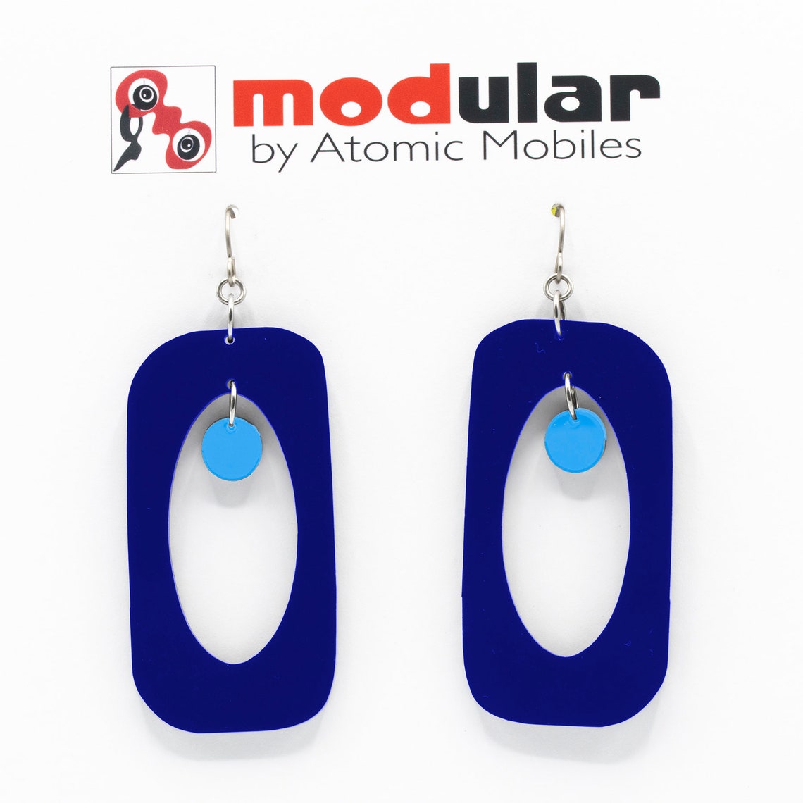 Beatnik Boho Earrings Retro Mid Century Statement Dangle - Etsy