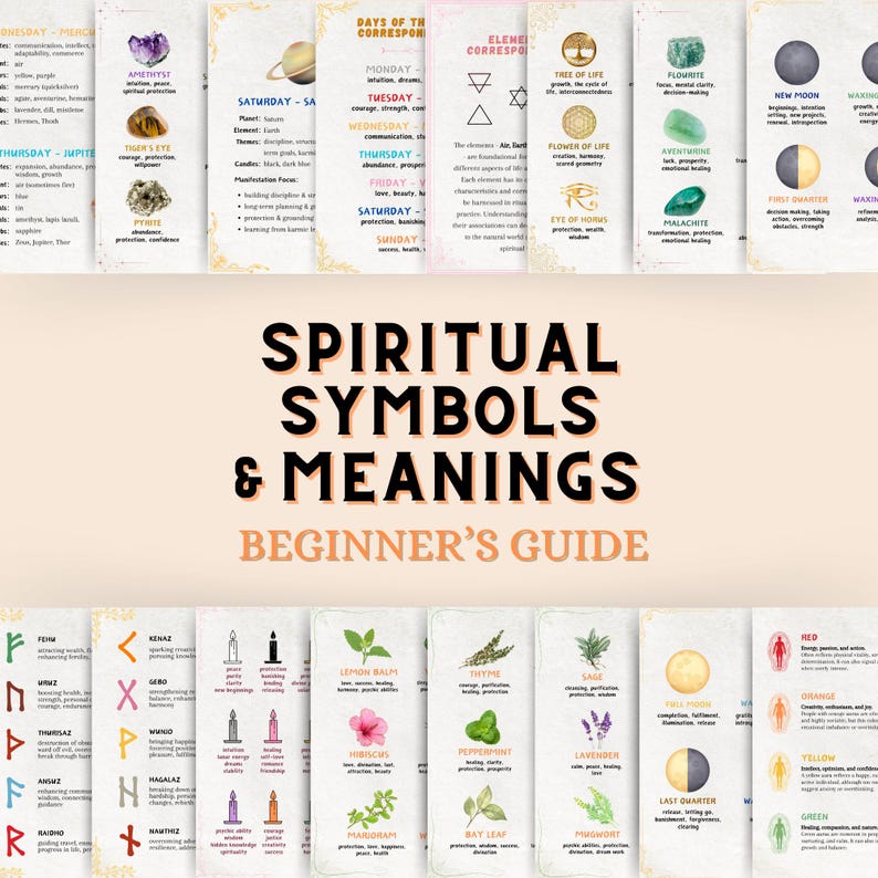 Spiritual Symbols and Meanings Guide for Beginners, Spirituality ...