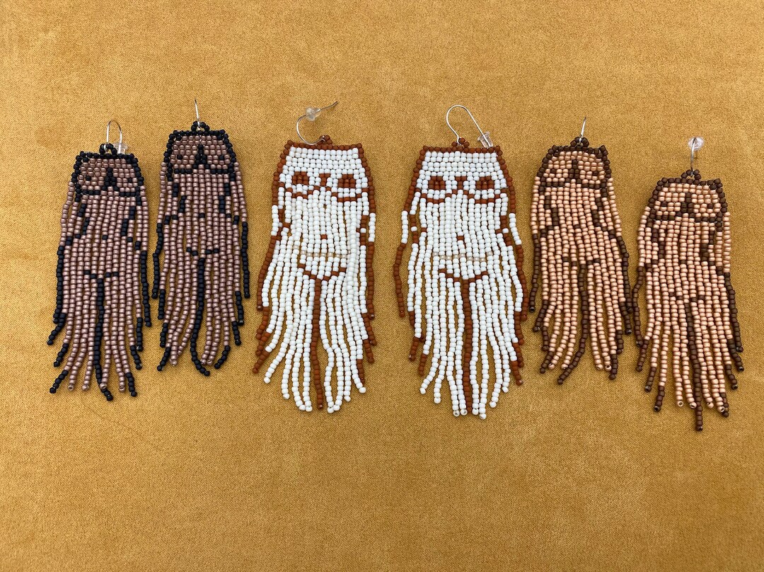 Lovely Lady Lumps Naked Ladies Beaded Earrings ~~~ Celebrating Women's ...