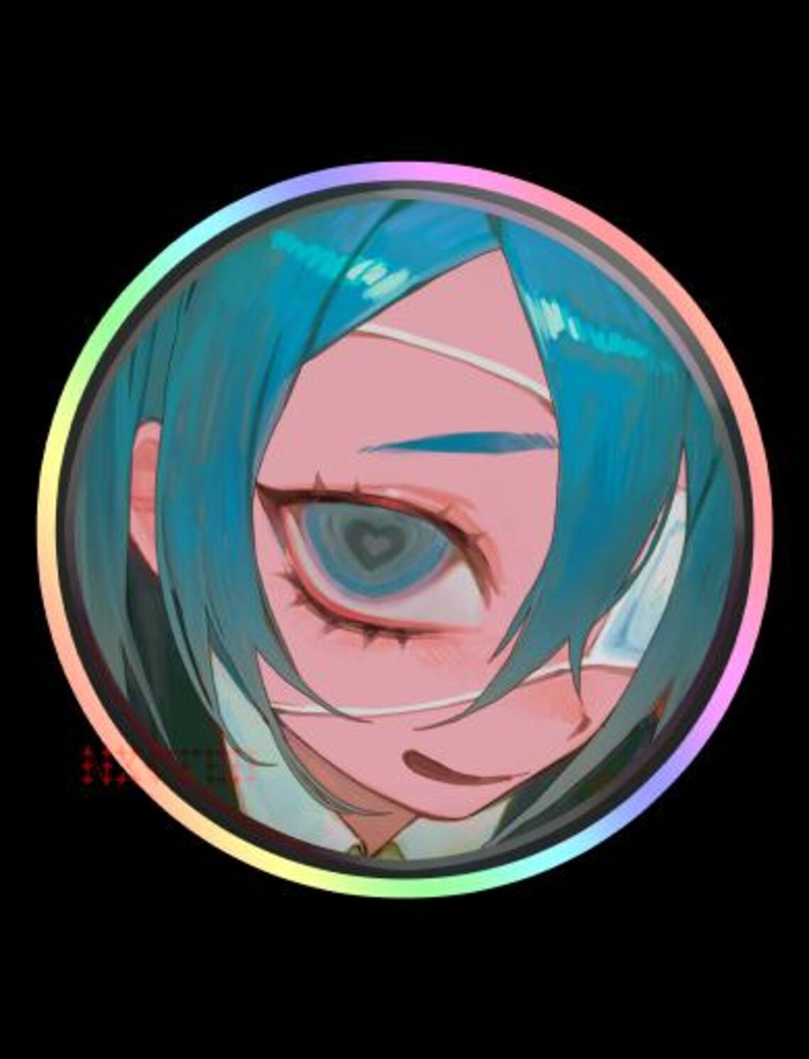 Hatsune Miku - Monitoring Holographic Sticker - Etsy