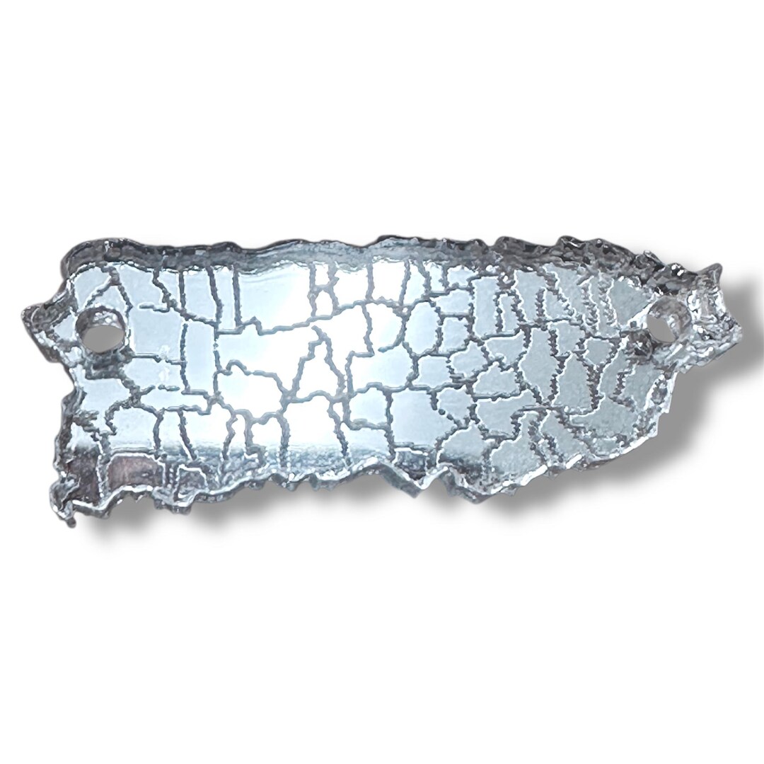 Isla De Puerto Rico Y Los Municipios Conector Plata - Etsy