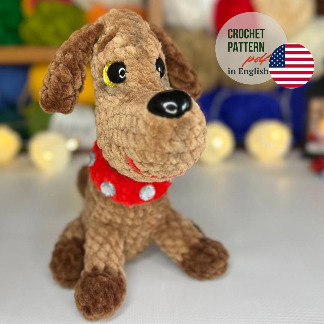 Crochet Pattern Max the Doggie, Amigurumi Dog, Crochet Dog, English ...