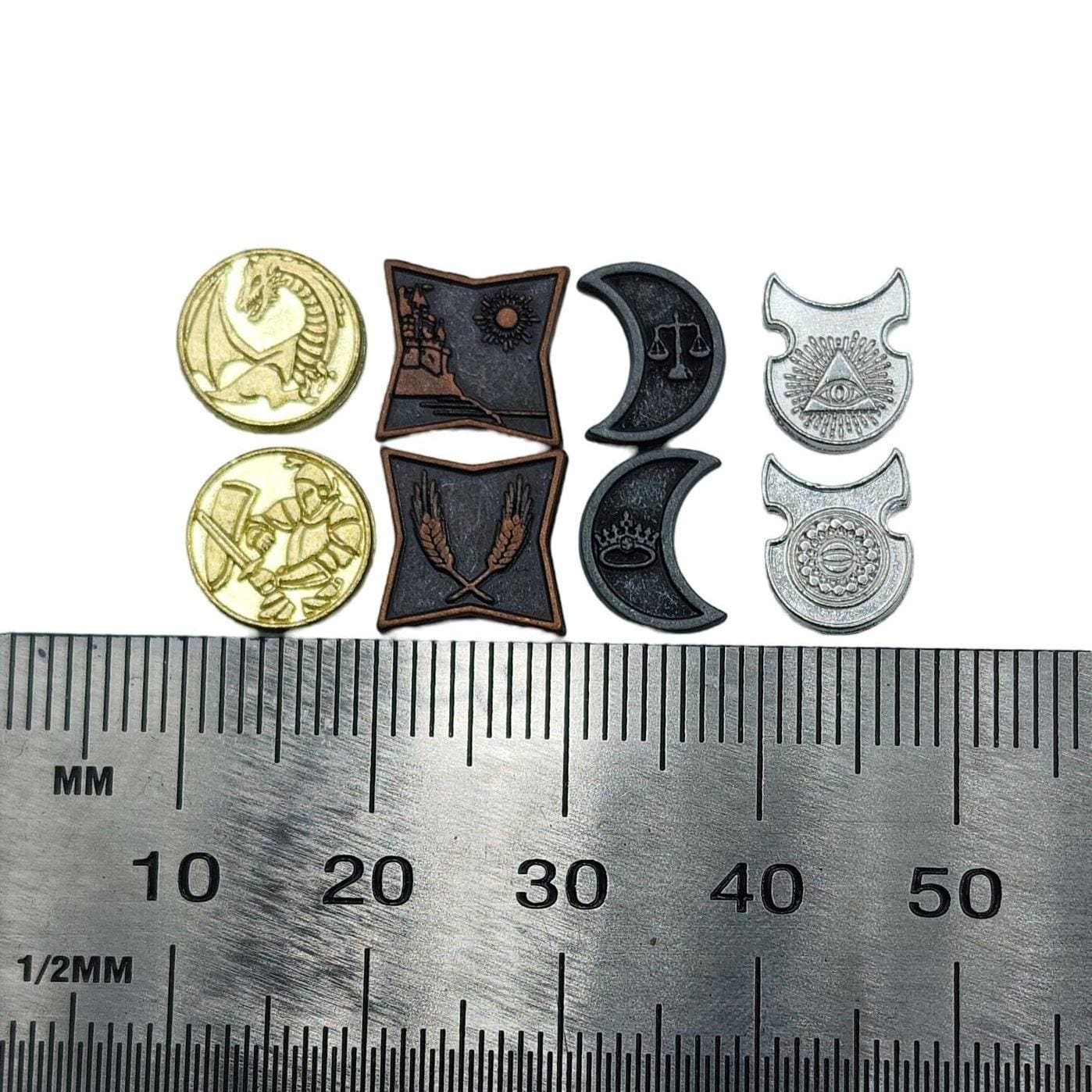 500 Mixed Dnd Metal Game Coins, TTRPG Accessories, Currency for ...