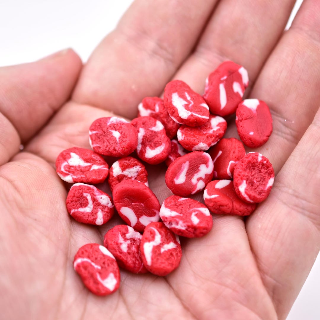 20 Miniature Steak Food Tokens – Handmade Polymer Clay Rations for Dnd ...