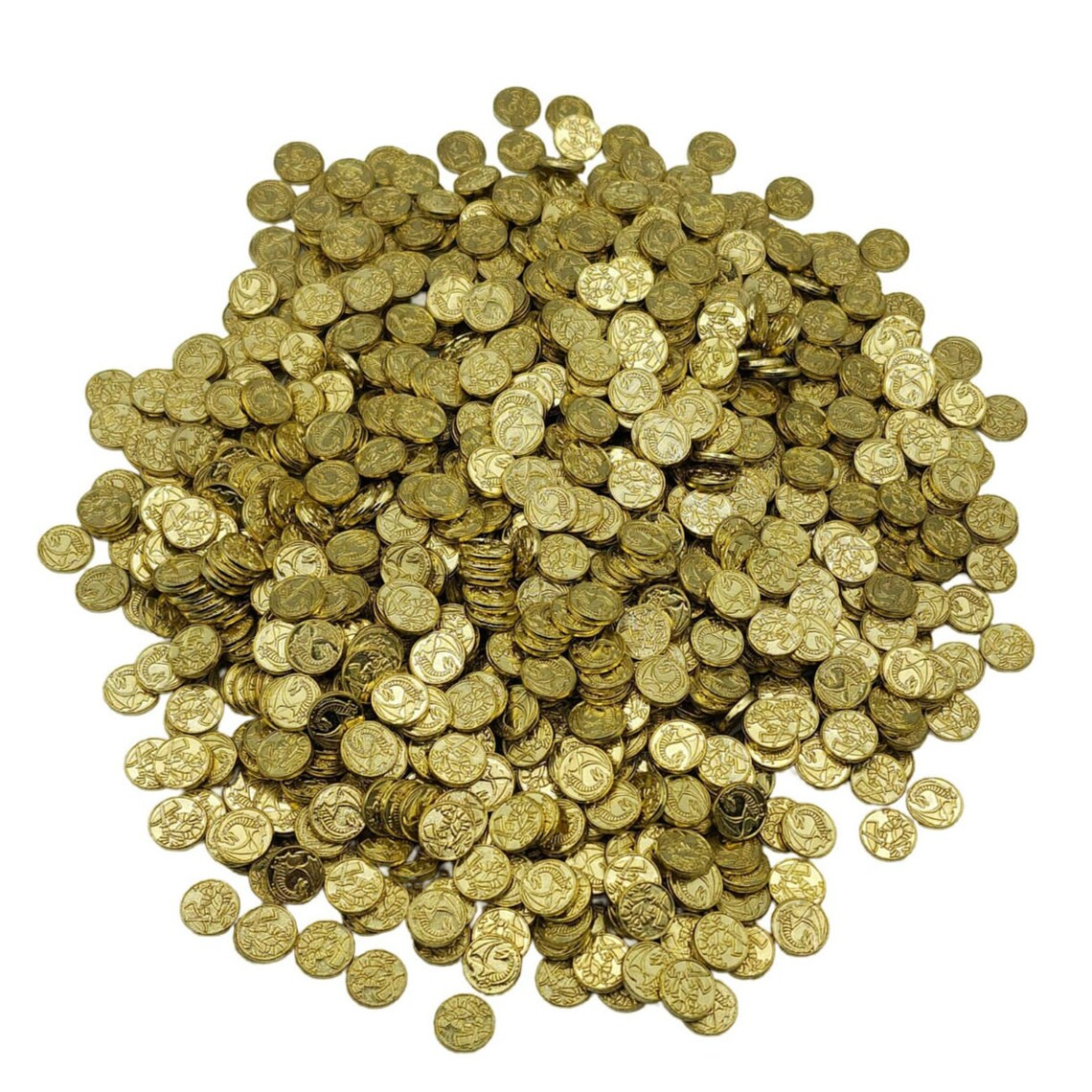 1000 Gold Dnd Metal Game Coins, TTRPG Accessories, Currency for ...