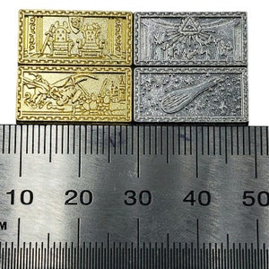 50 Gold Metal Trade Bars, Game Coins, TTRPG Accessories, Dungeons and ...