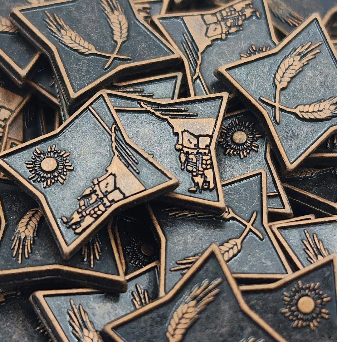 100 Copper Dnd Metal Game Coins, TTRPG Accessories, Currency for ...