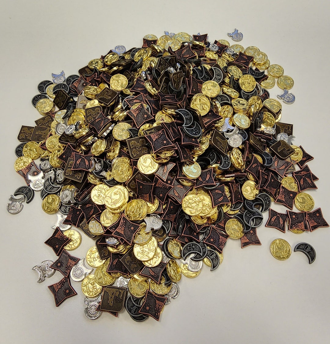 1000 MIXED Fantasy Metal Coins Value Pack - Etsy