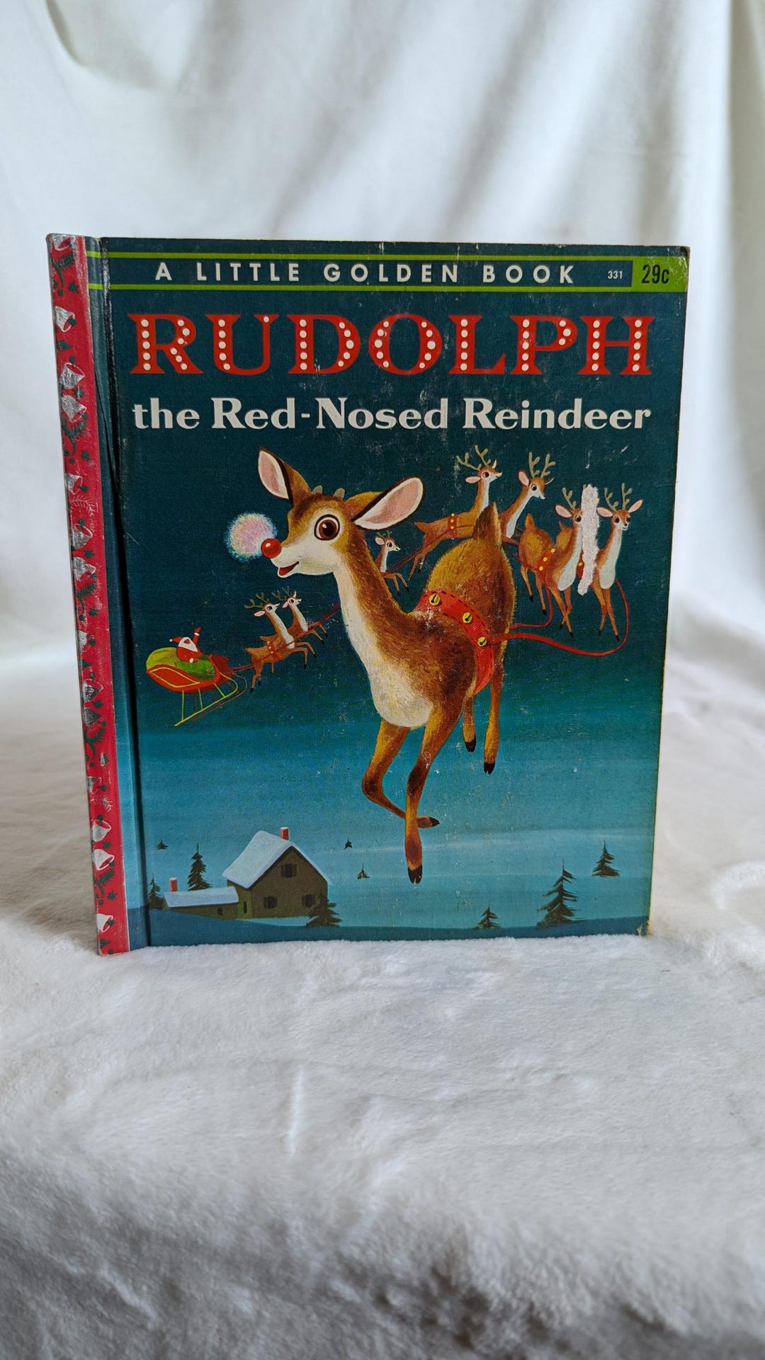 Vintage 1958 LITTLE GOLDEN BOOKS Rudolph the Red Nose Reindeer - Etsy