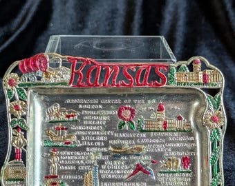 1960's State of Hawaii Hand Painted Aluminum Metal Coin Ashtray - Etsy