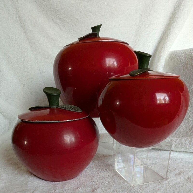Apple Canisters - Etsy
