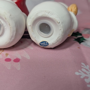 Vintage MCM LEFTON Mr. and Mrs. Snowman Salt and Pepper Shakers Set ...