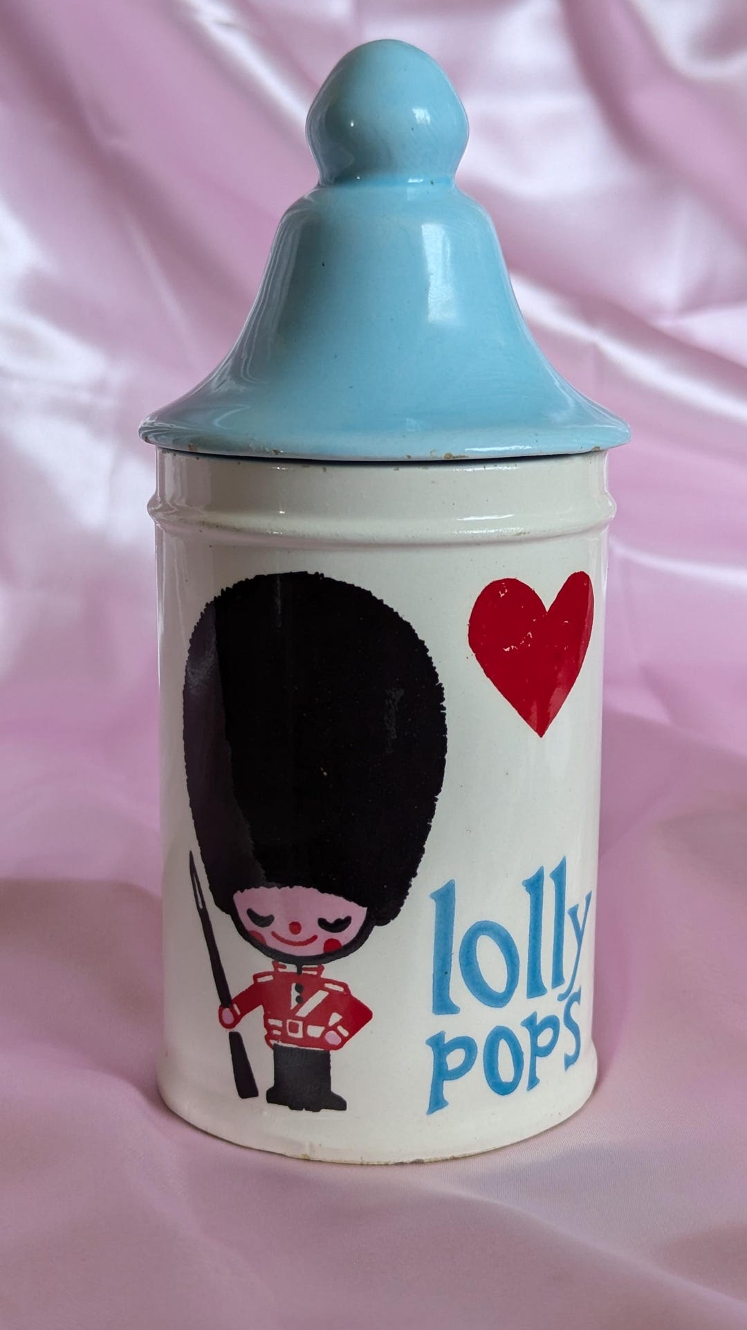 Vintage MCM Ceramic lolly Pops Candy Container - Etsy