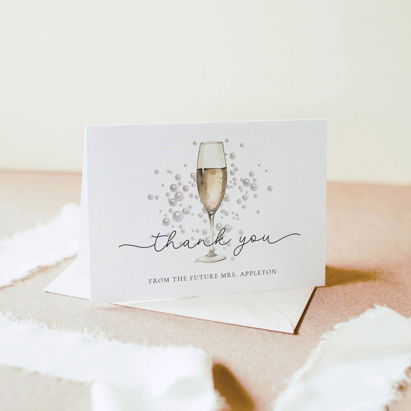 Classy Thank You Card - Etsy